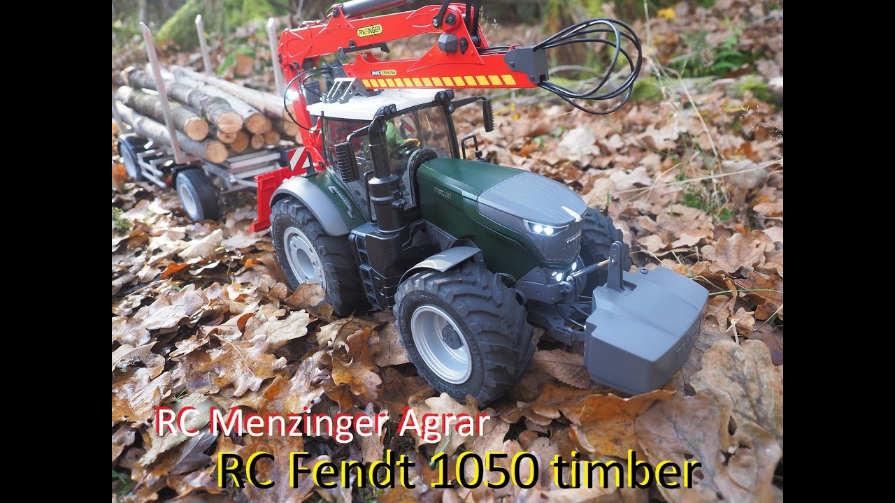 RC Fendt 1050 - Palfinger X140F # Timber Logging Tractor - YouTube