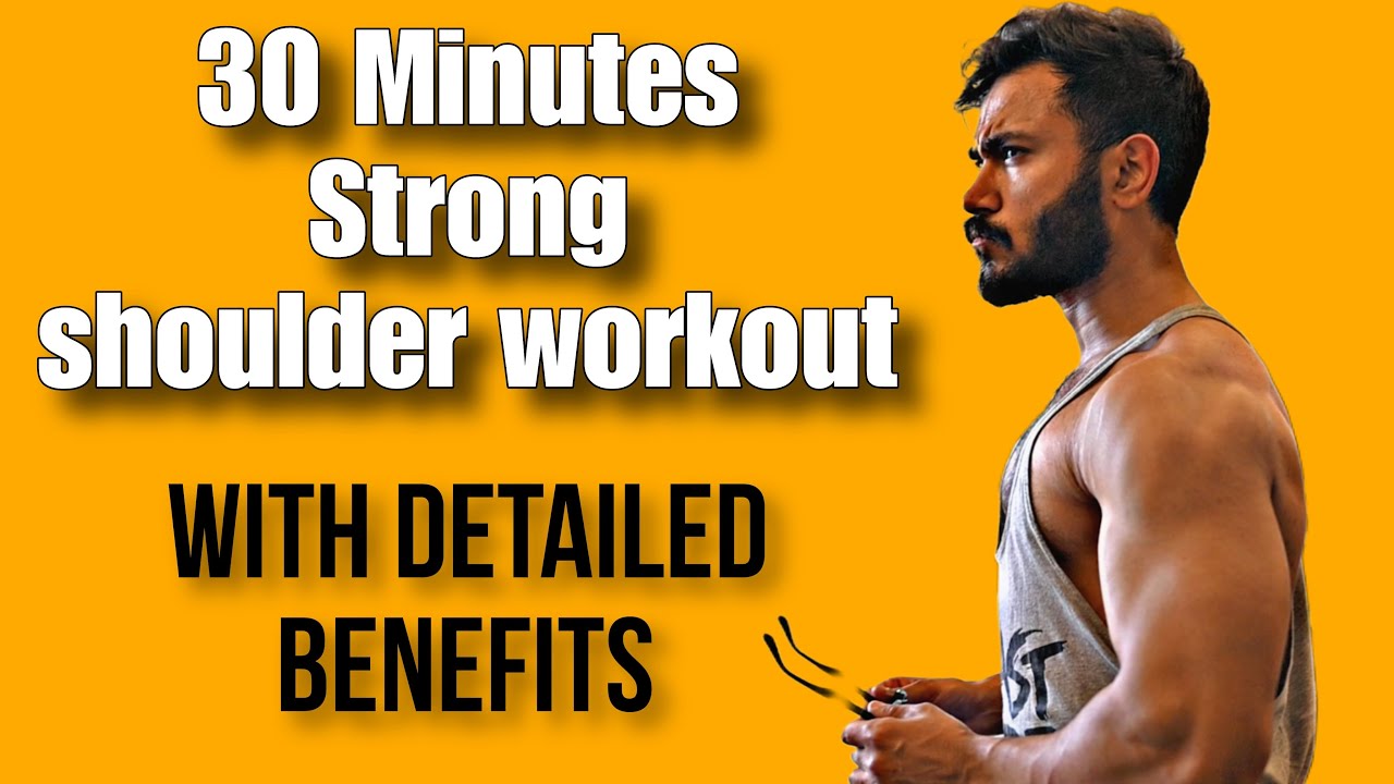 30 minutes strong shoulder workout in Ramadan - YouTube