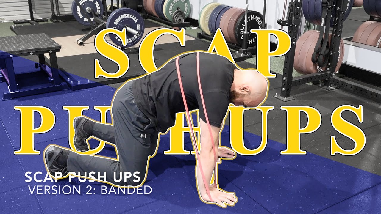 Scap Scapula Push Ups Tutorial Youtube