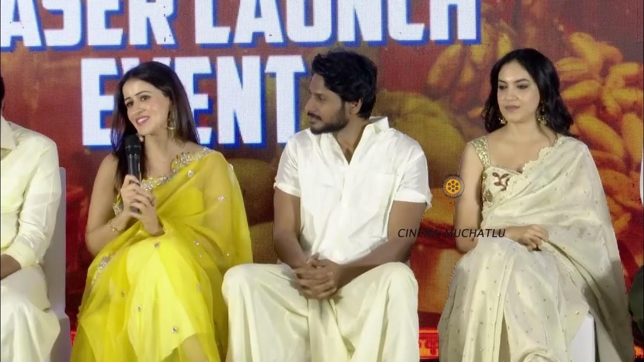 Heroine Anshu Q&A With Media @ Majaka Movie Teaser Launch Event | Sundeep Kishan | Thrinadha Rao ...