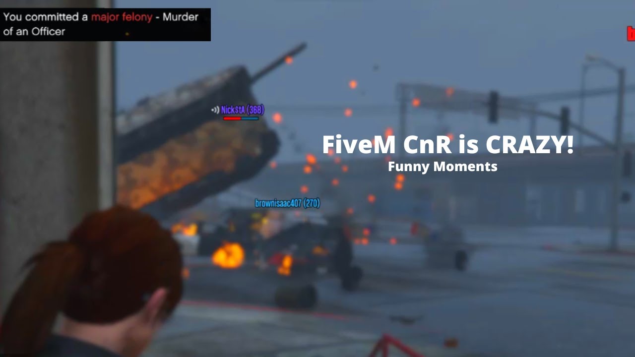 fivem cnr is crazy! - YouTube