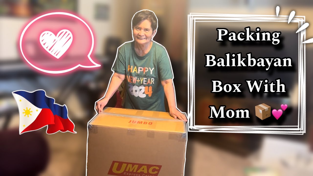 Packing Balikbayan Box With Mom 📦💕 | Sending Balikbayan Box - YouTube