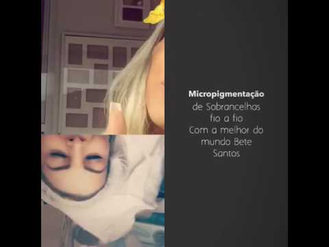 Micropigmentação de sobrancelha fio a fio Bete Santos
