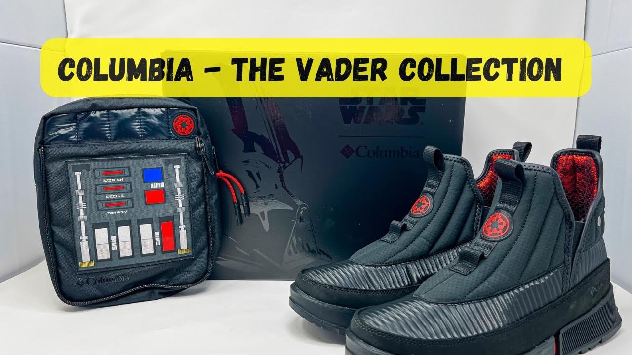 COLUMBIA - STAR WARS THE DARTH VADER COLLECTION BOOTS AND SATCHEL - YouTube