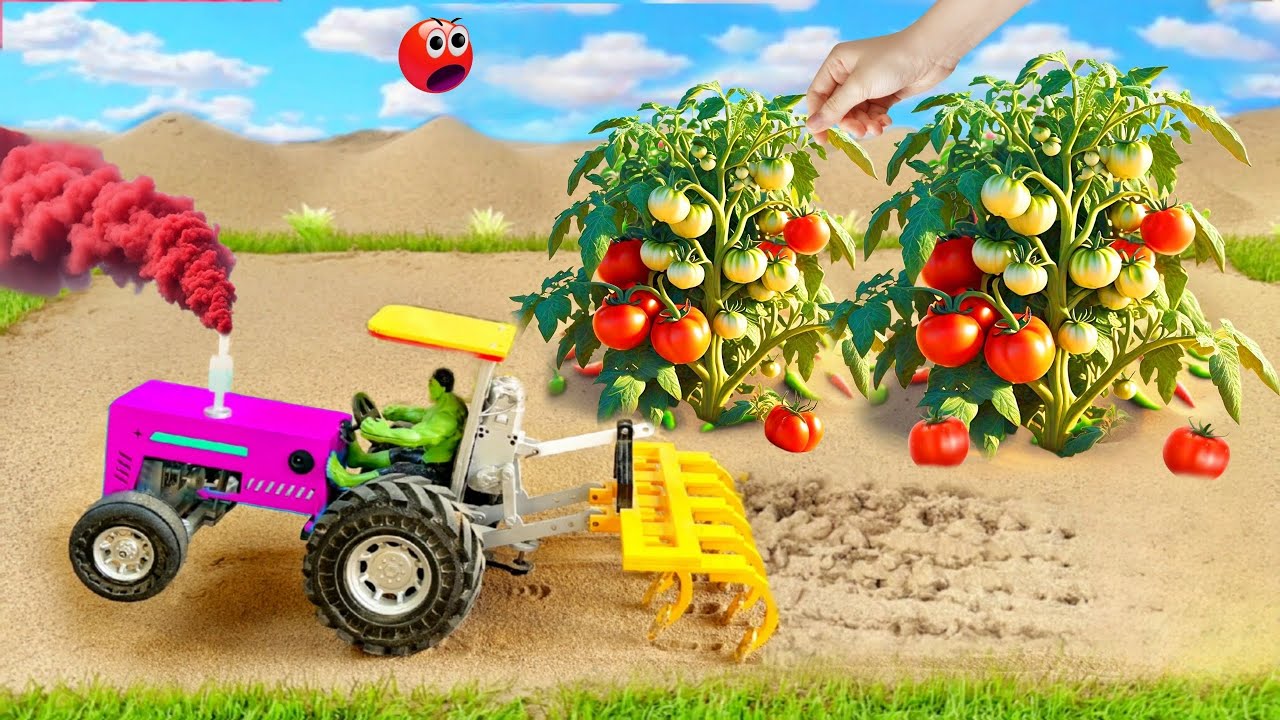 top most creative science projects | mini tractor is plowing for the ...