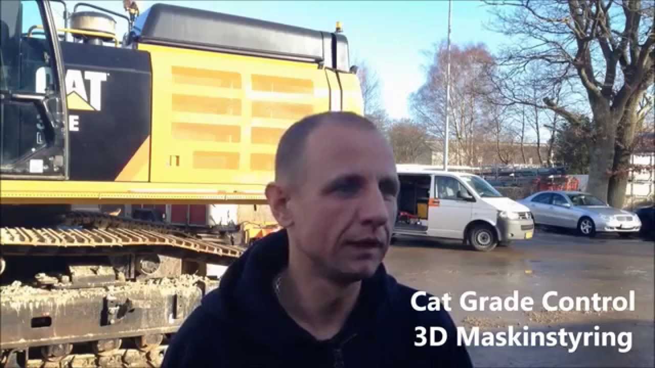 Pon Equipment-Cat-Grade-Control-3D maskinstyring-Cat329E-gravemaskine ...