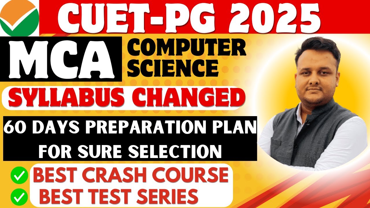 CUET PG 2025 MCA Syllabus Changed | How to Clear in 2 Months #cuetpg ...