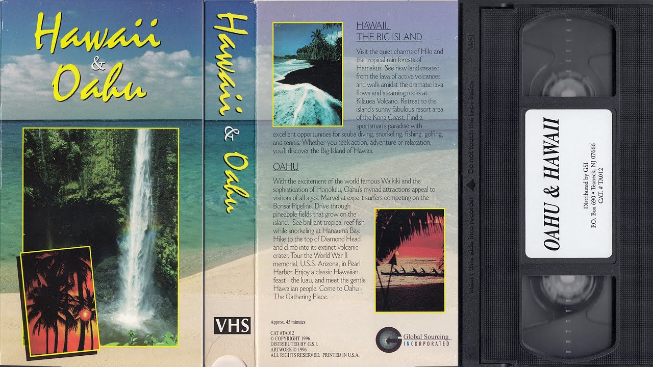 Hawaii: Islands of Paradise - Hawaii & Oahu (1996) VHS 60fps - YouTube
