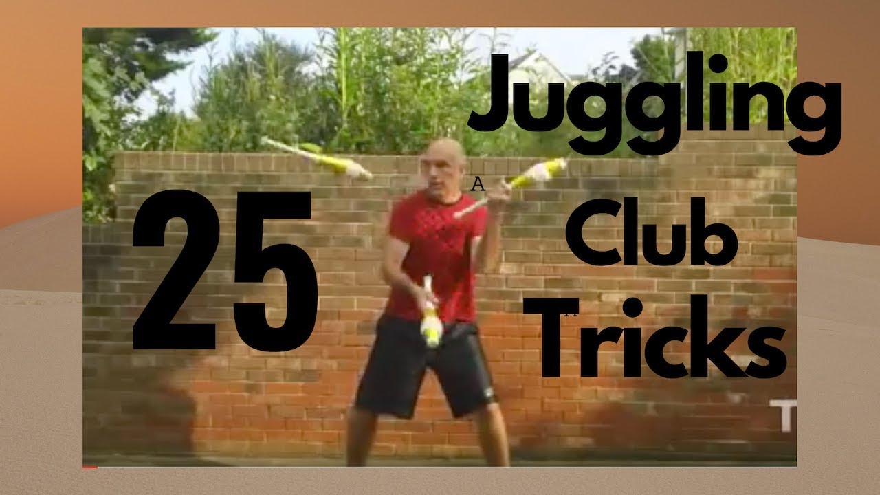 25 three club juggling tricks / Classic tricks for performers - YouTube