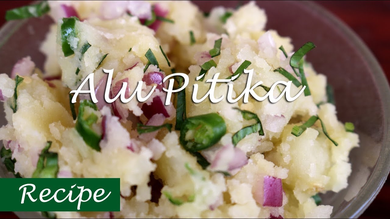 Alu Pitika | Mashed Potatoes Assamese Style - YouTube