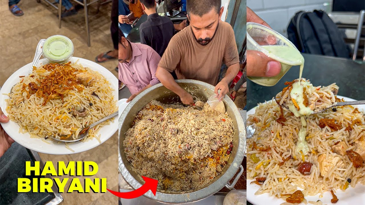 Hyderabad's Most Famous Hamid Biryani | White Biryani Of Hyderabad ...