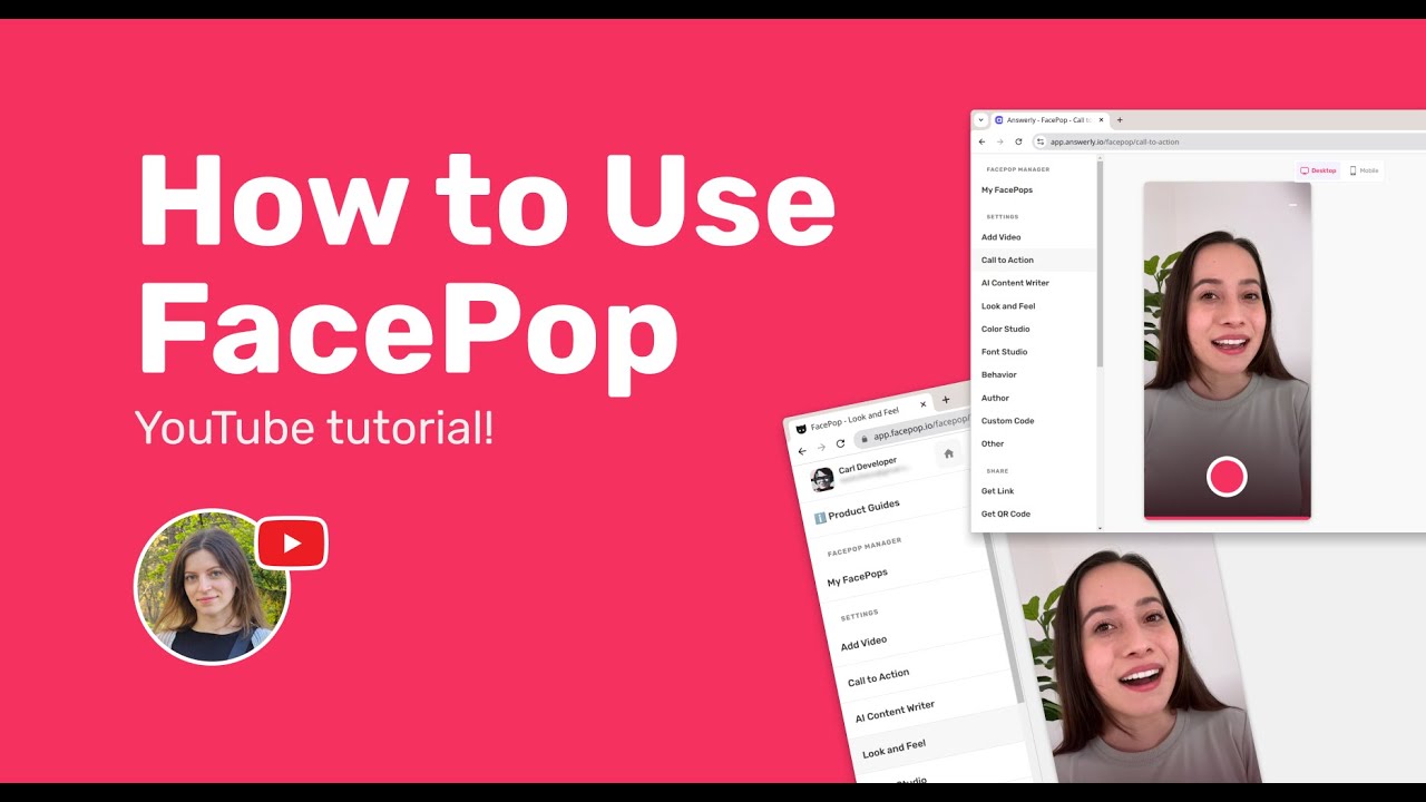 Getting started with FacePop - YouTube