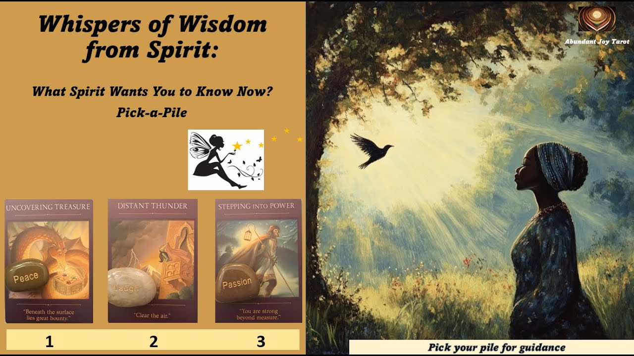 Whispers of Wisdom from Spirit to You: What Do I Need To Know? - YouTube