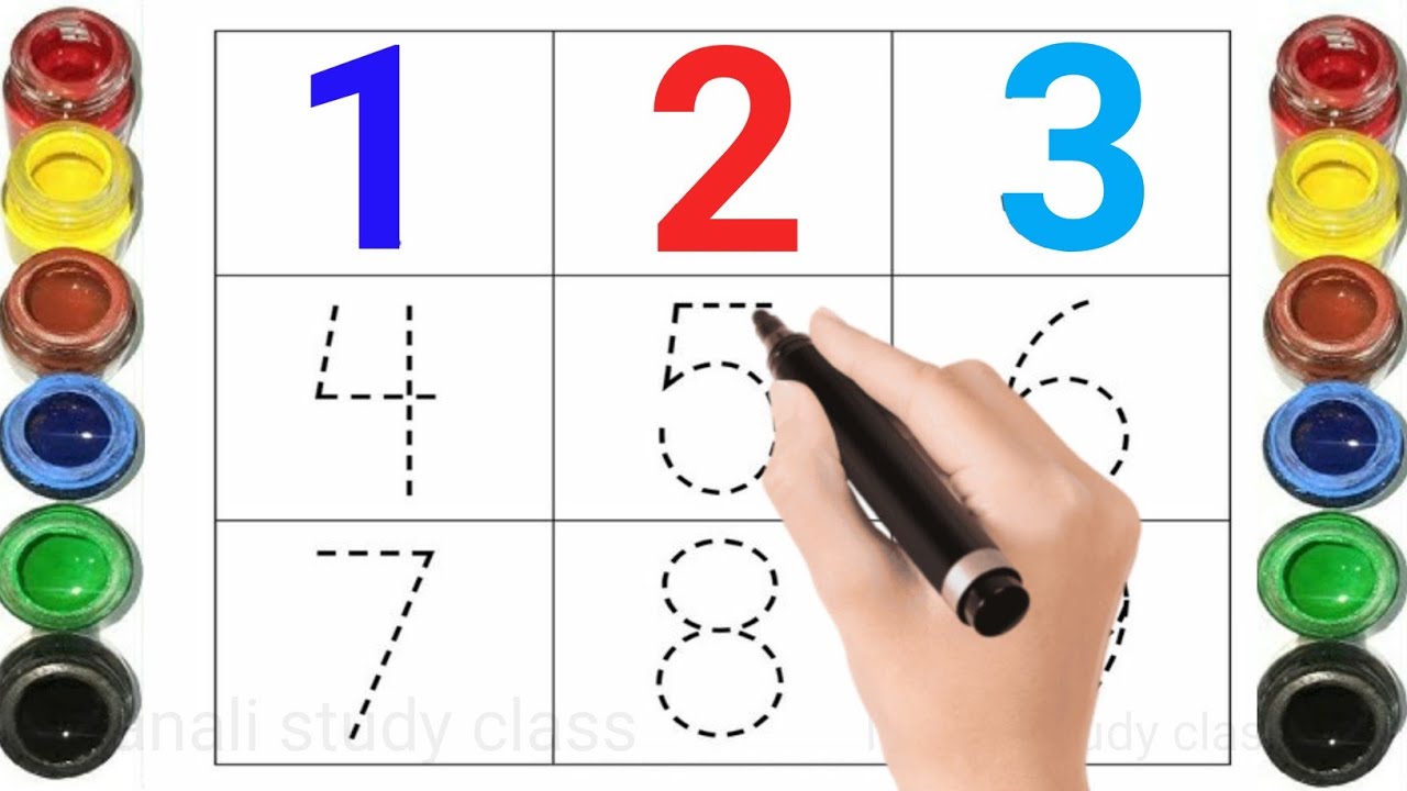 One Two three number learn, 1to10 Number learn, 1to100, 123,phonics ...