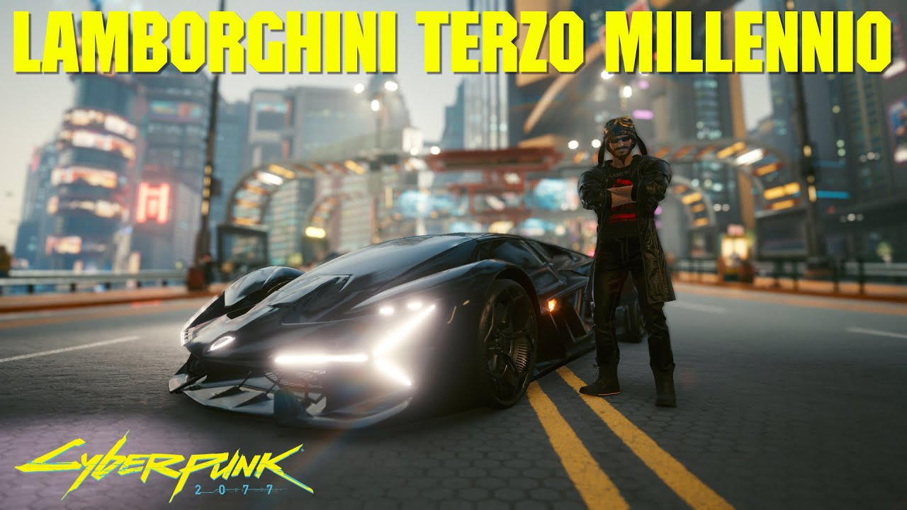 Lamborghini Terzo Millennio - Cyberpunk 2077 Mod - YouTube