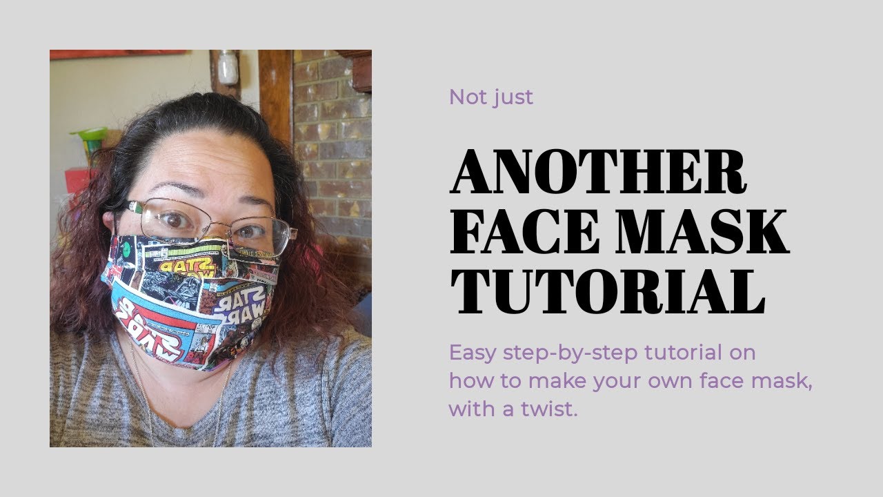 DIY Face Mask With a Twist...Pantyhose! - YouTube
