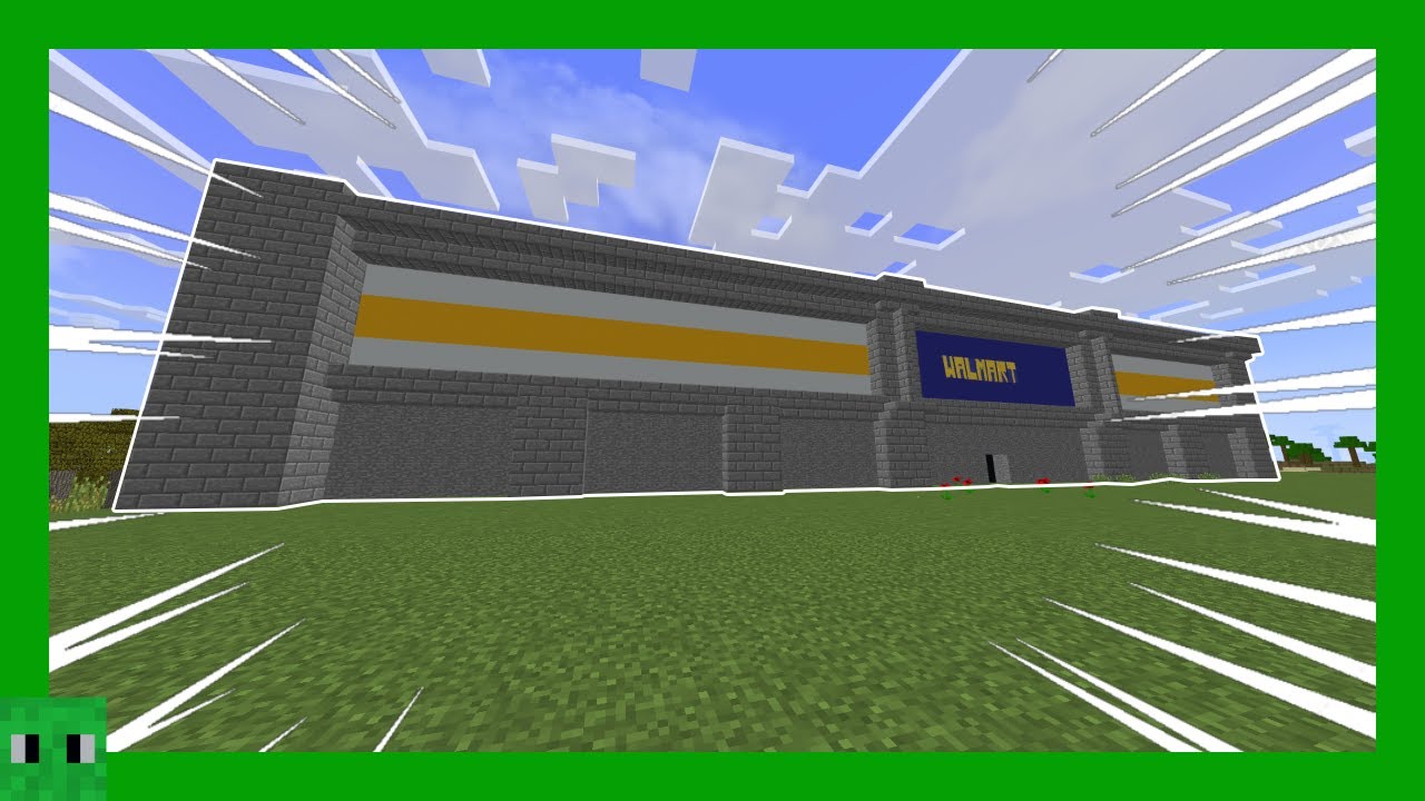 I Made A Walmart In Minecraft and It Drove Me Insane - YouTube