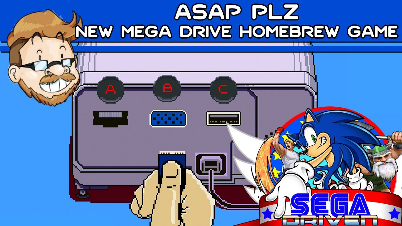 ASAP Plz: New Mega Drive Homebrew Game | SEGADriven - YouTube