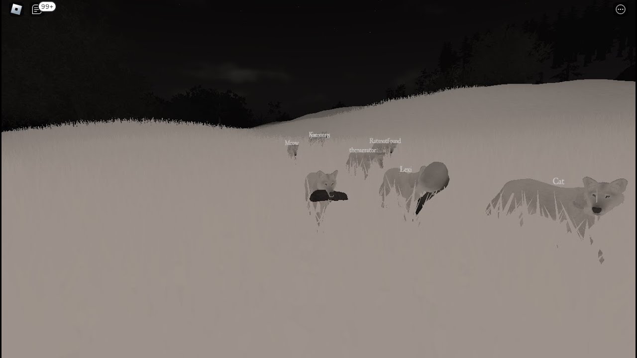 A LEUCISTIC wolf pack! (Roblox-Cenozoic Survival) - YouTube