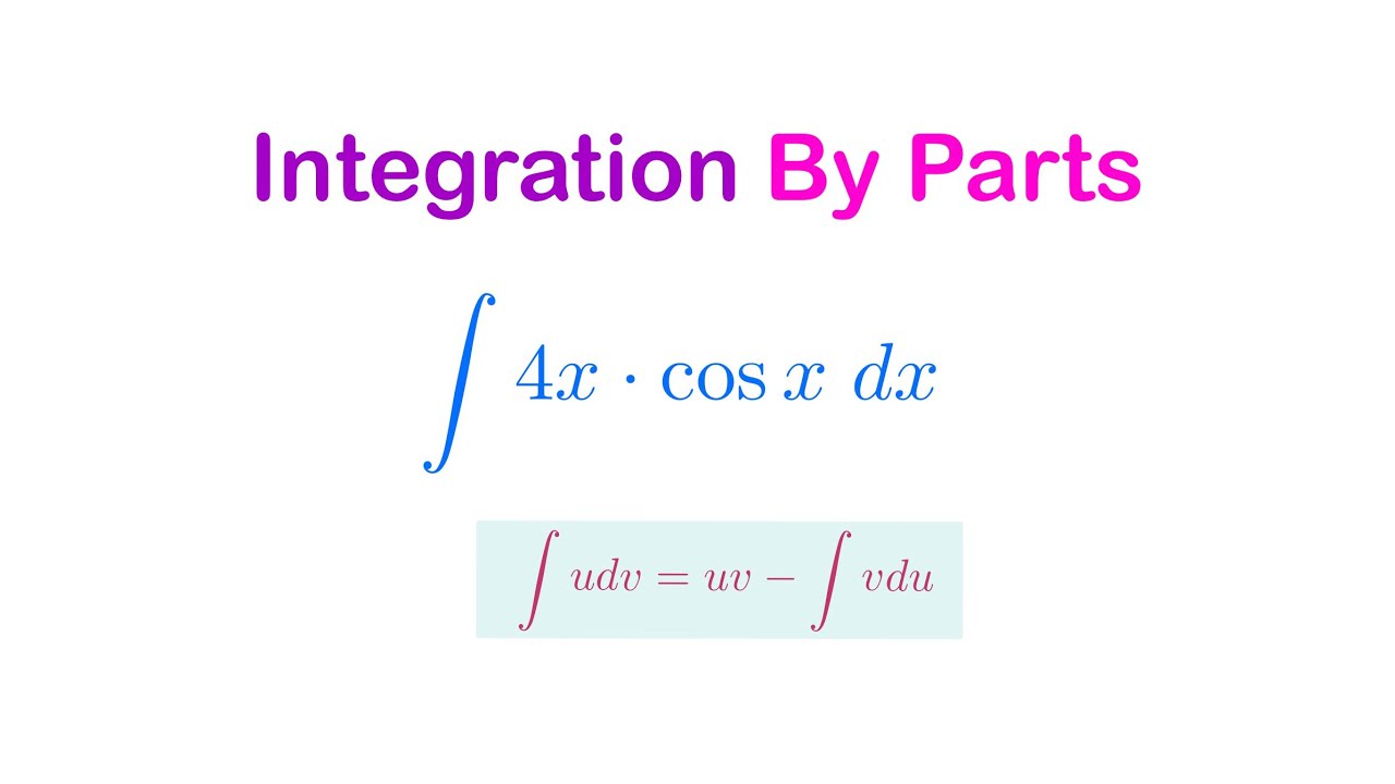 Integration by parts (explained) - YouTube