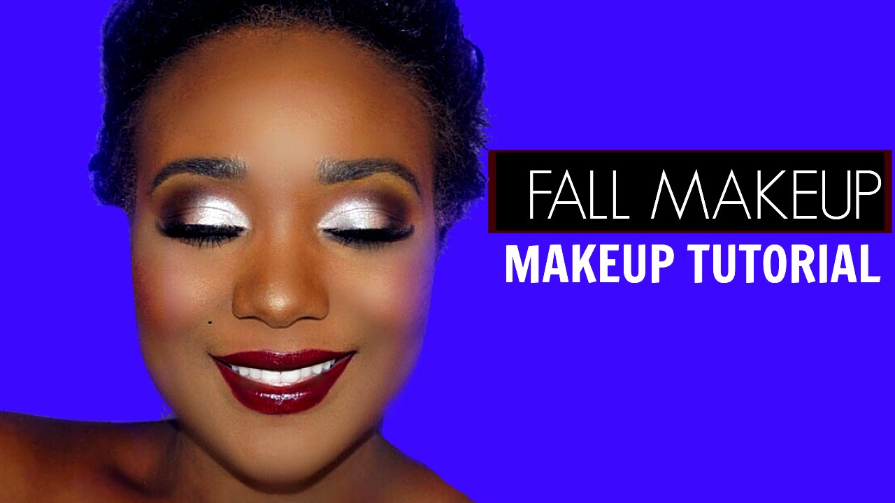 Fall Makeup Tutorial 2016 I Cranberry Eyes + Plum Lips - YouTube