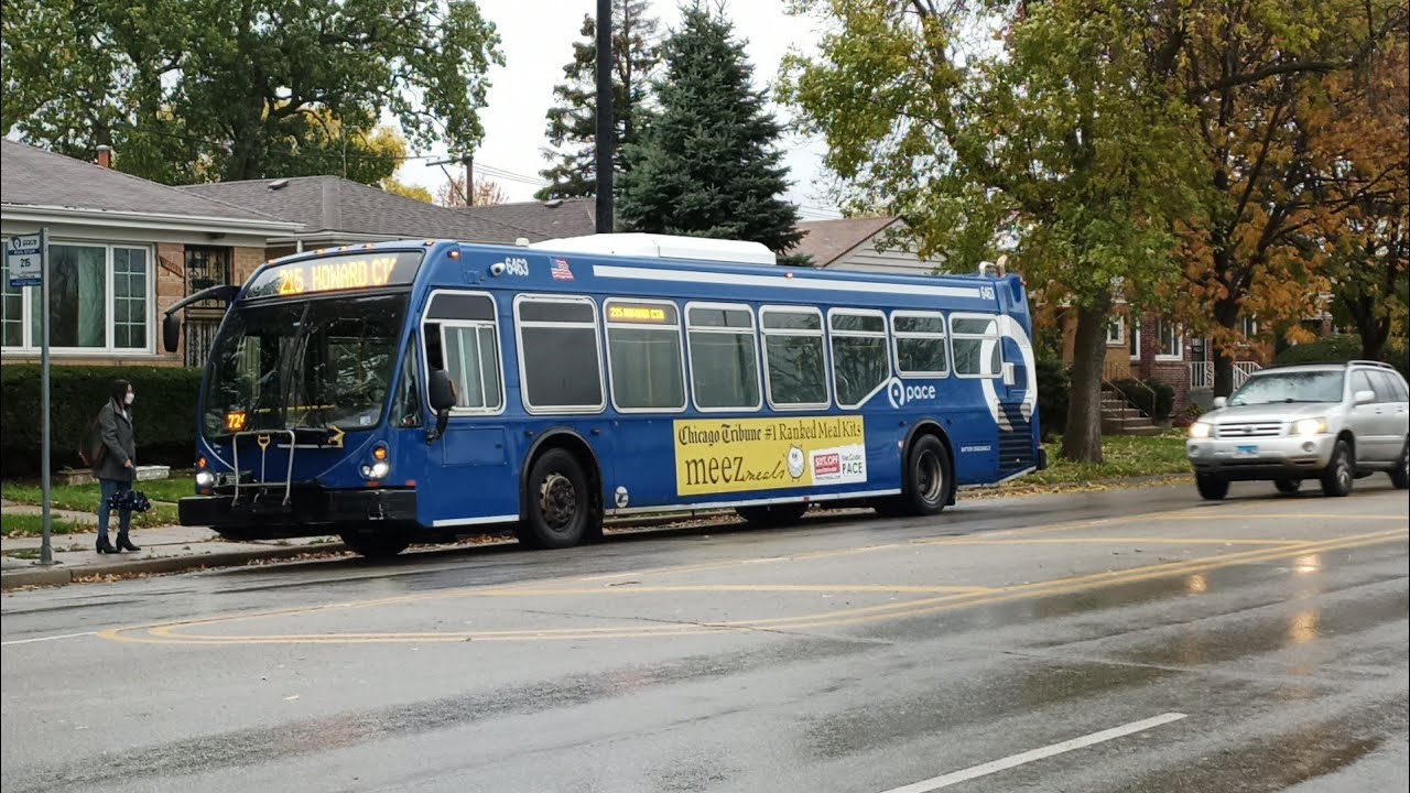 Pace Bus 2015 ElDorado National Axess BRT 6463 On Rt 215 - YouTube