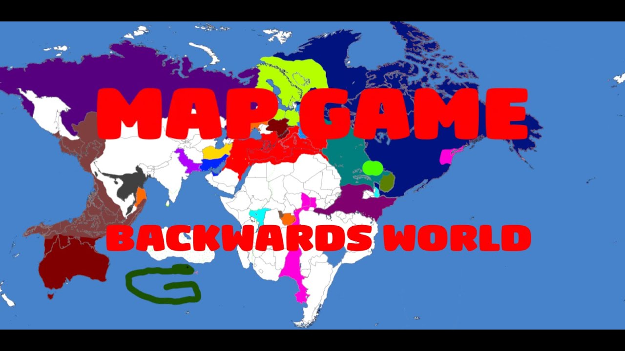 MAP GAME EPISODE 10: BACKWARDS WORLD - YouTube