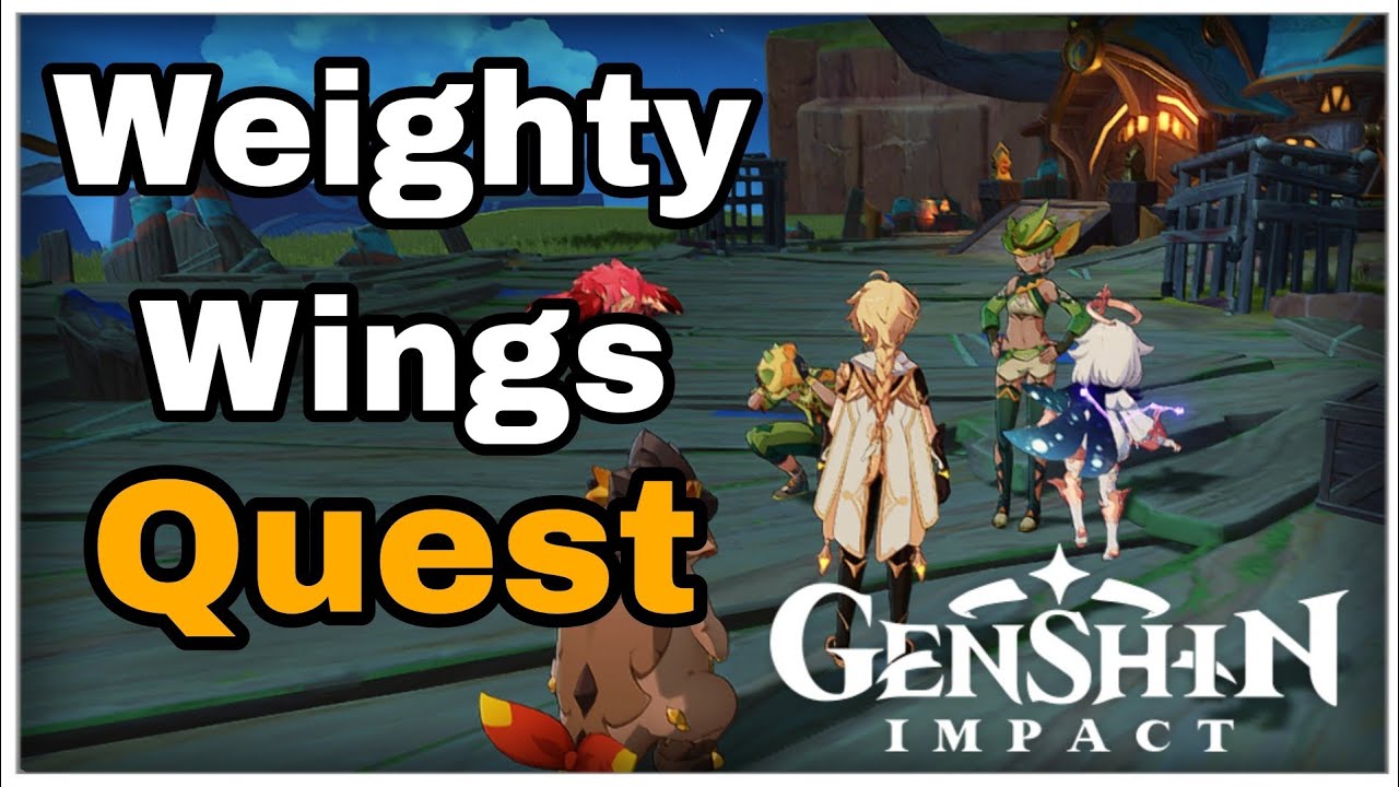 Weighty Wings Quest | Genshin Impact 5.0 - YouTube