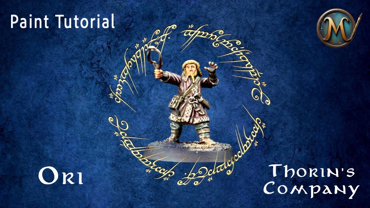 How to paint Ori | Lord of the Rings MESBG Painting Tutorial - YouTube
