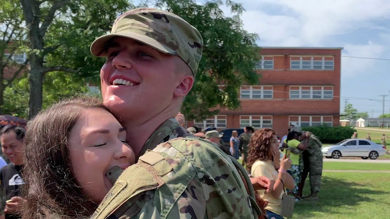 Kaden Cox - Family Day - Army National Guard Boot Camp - Rough Cut - YouTube