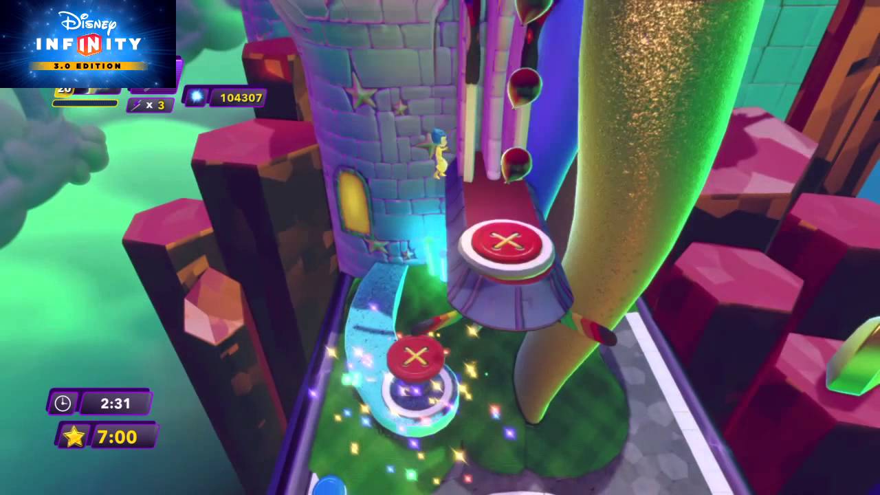 Disney Infinity 3.0 Joy's Jump Glide Ability from Inside Out - YouTube