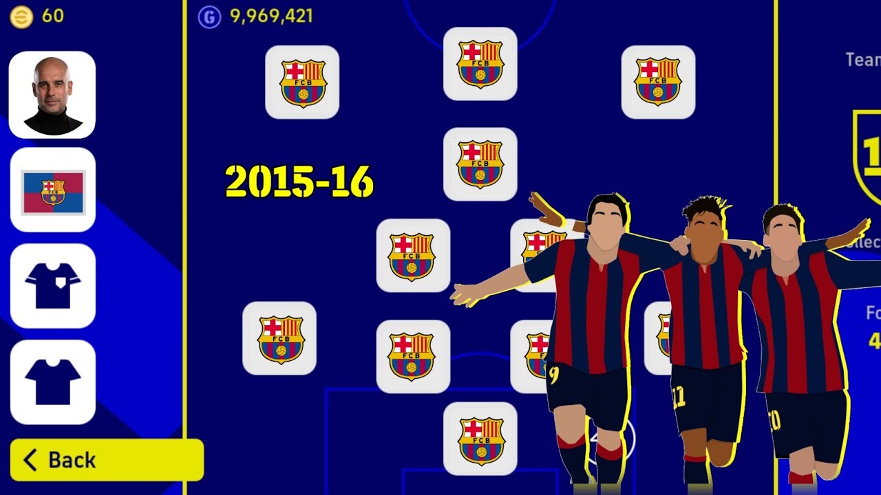 FC Barcelona 2015-16 Squad 💙 ️ Online Gameplay eFootball 23 Mobile 🔥 ...