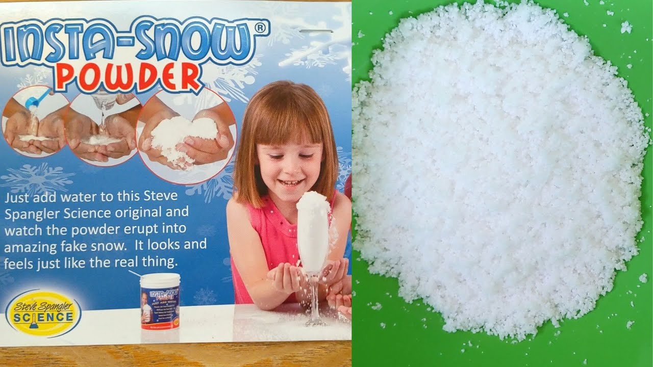 Insta-Snow Powder | Steve Spangler Science - YouTube