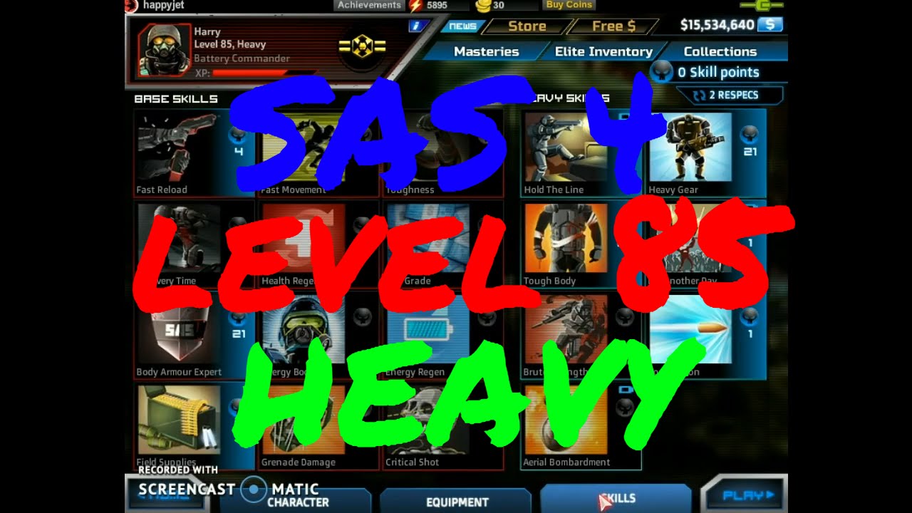 SAS 4 Level 85 Heavy Build - YouTube