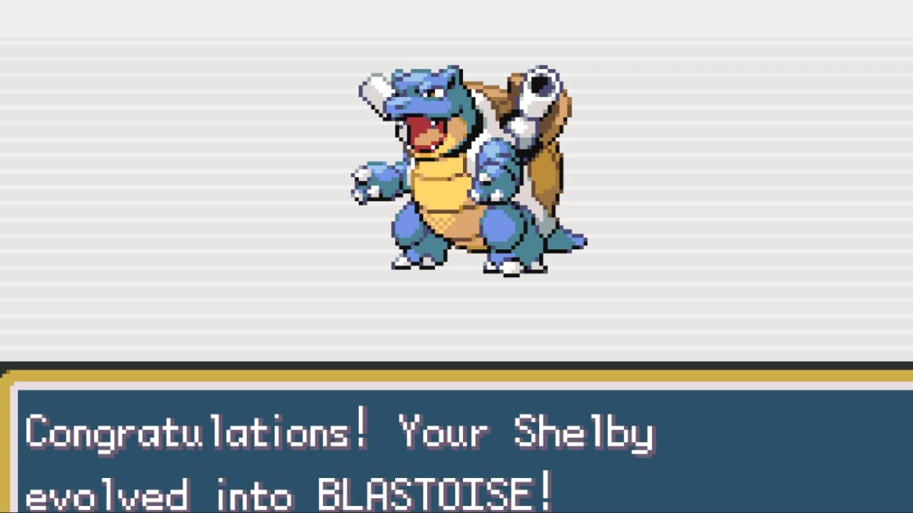 Pokemon Fire Red 7: My First Ever Blastoise - YouTube