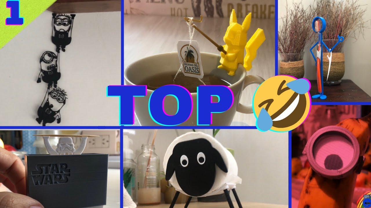 TOP Impresiones 3d DIVERTIDAS y RAPIDAS 👉 STL GRATIS para impresora 3d ...