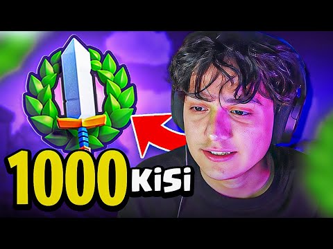1000 KİŞİLİK TURNUVA AÇTIM