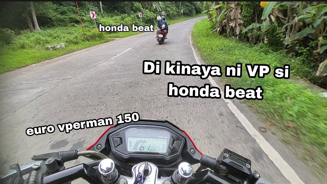 EURO VPERMAN 150 vs honda beat Di nakahabol si vperman SA honda beat ...