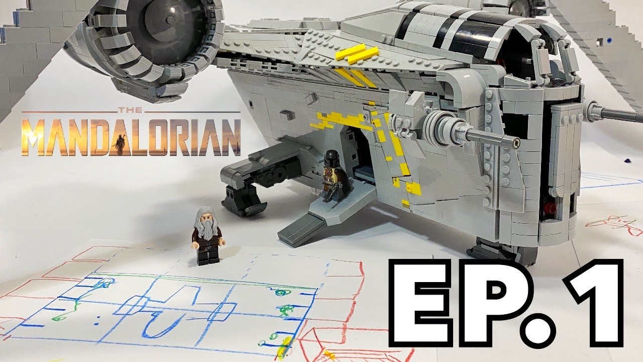LEGO Minifig-Scale Mandalorian Hangar Project! - Chapter 1 - YouTube