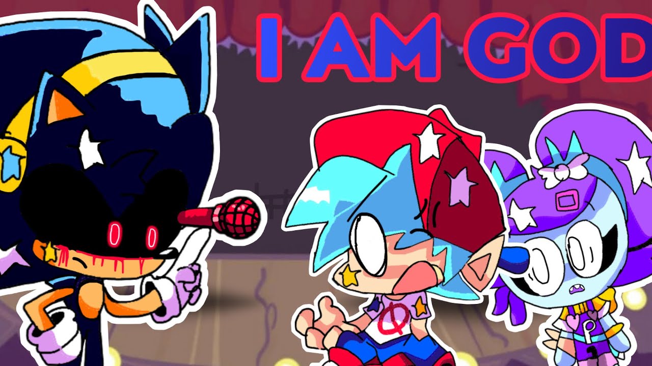Friday night funkin/fnf concept/I am god/vs sonic.exe og/fnf corruption ...