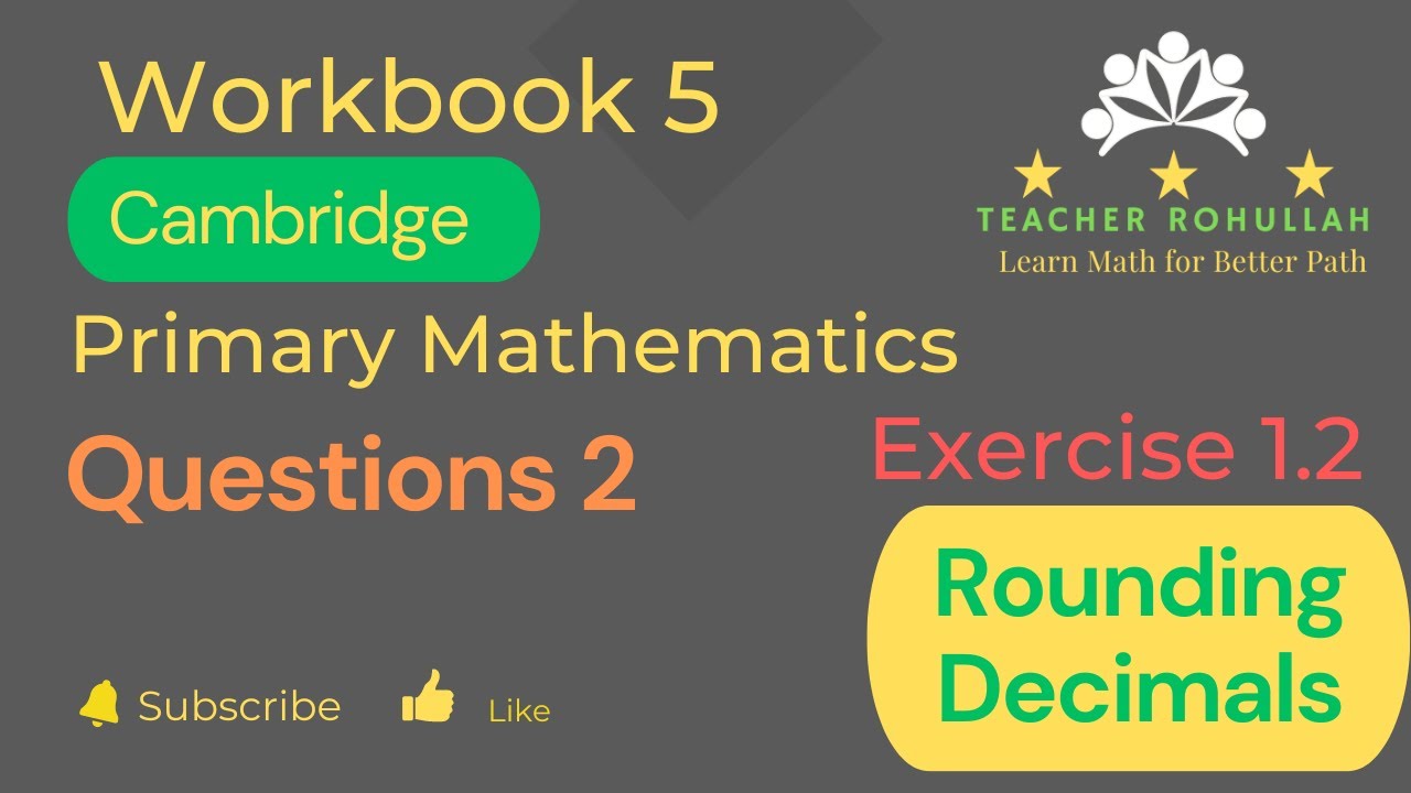 Cambridge Primary Mathematics | Workbook 5 | Exercise 1.2 | Question 2 ...