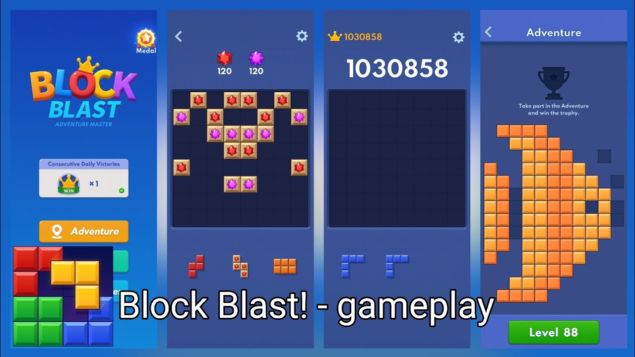 Block blast! - gameplay - YouTube