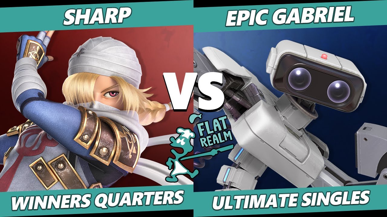Flat Realm 8 SSBU - NEST | Sharp (Sheik) Vs. Iluz | Epic Gabriel (ROB ...