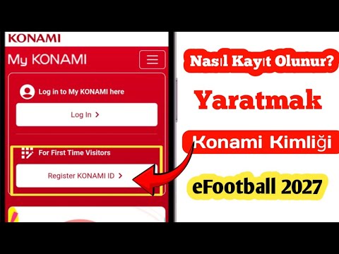 eFootball 2027'de KONAMI ID Nasıl Kaydedilir/Oluşturulur | eFootball 2027 için KONAMI ID oluşturun