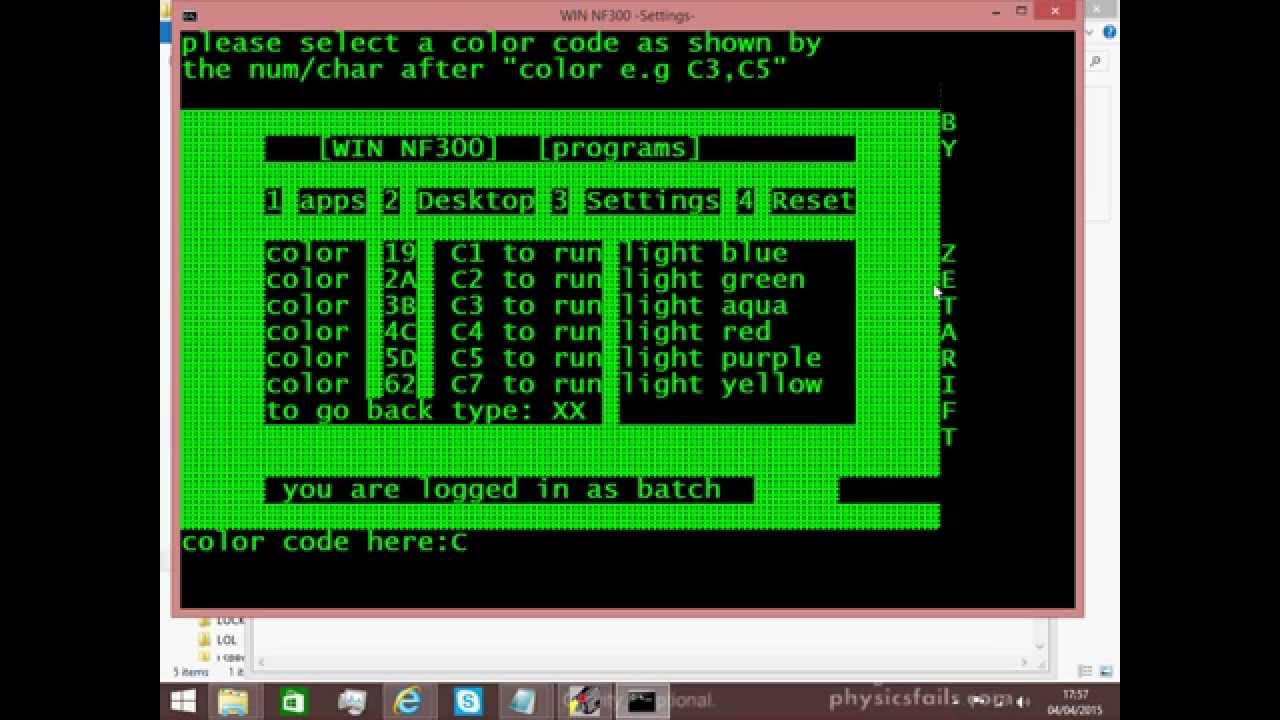 My batch file OS P2 - YouTube