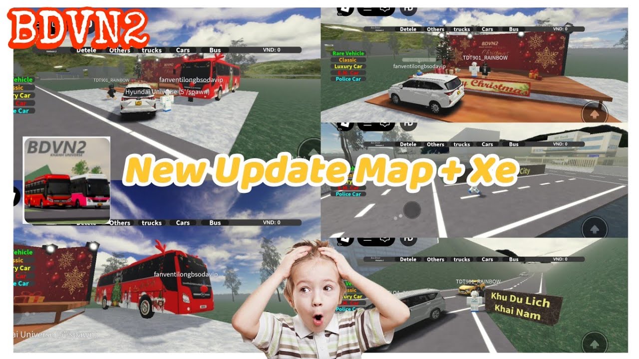 BDVN2 || New Update Map + Xe Noel Mới Cực Rộng&Đẹp #busdrivervietnam2 # ...