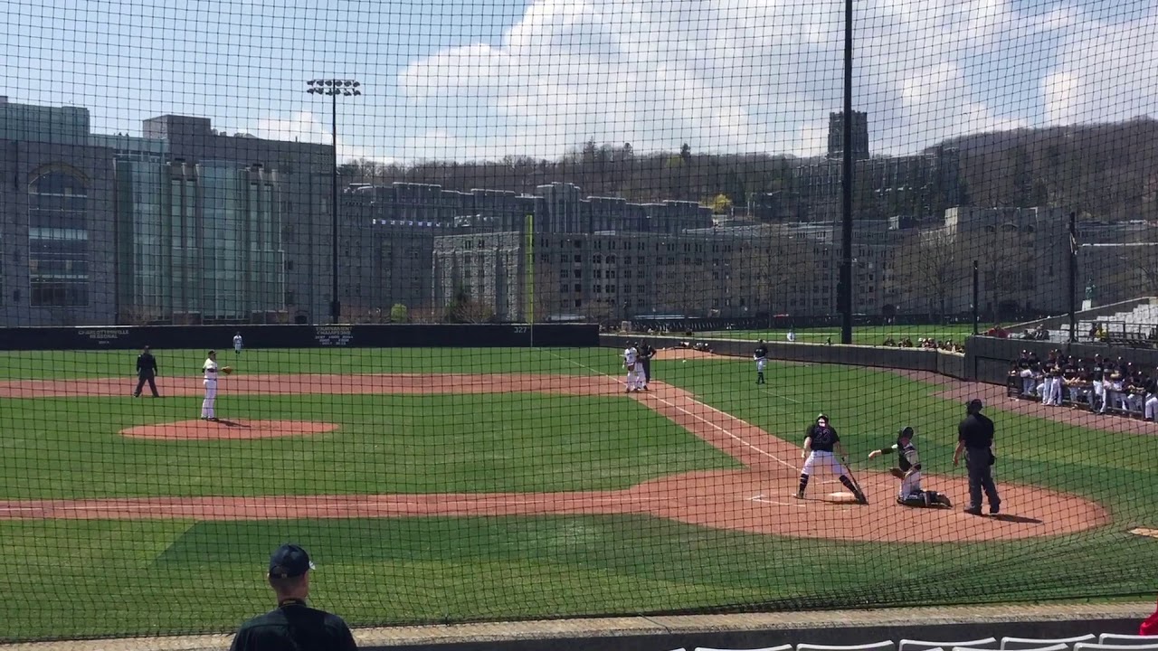 Great baseball setting at Doubleday Field for Army vs. Holy Cross - YouTube