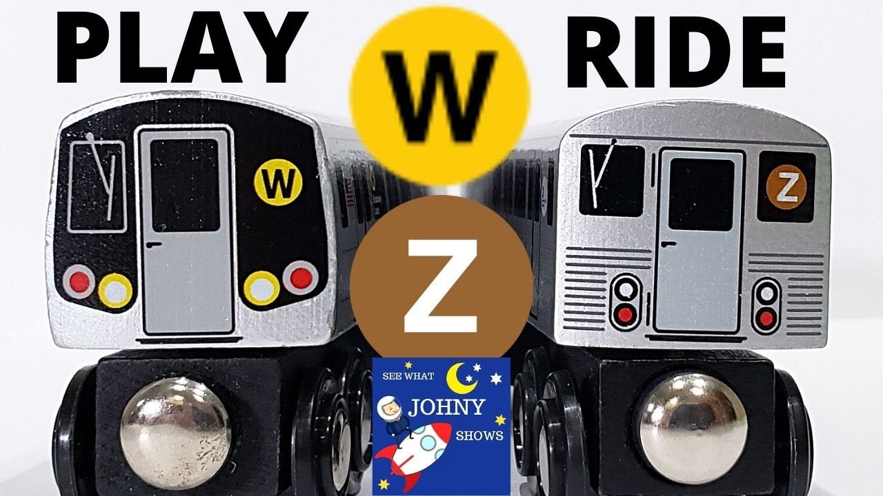 Johny Shows Unboxes W & Z Munipal Subway Train Toys And Rides MTA ...