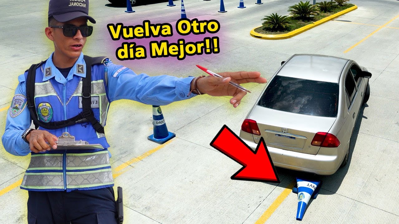 Así es el Examén de Conducir en Honduras! - YouTube