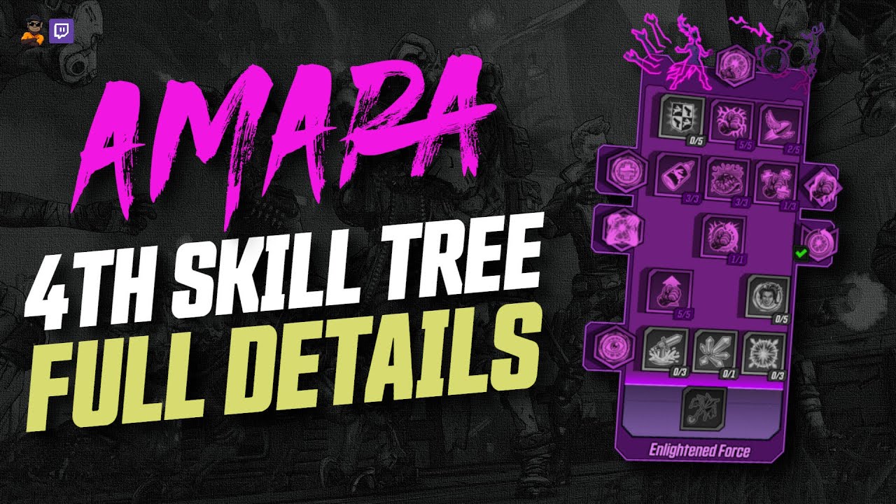 Full Breakdown of Amara's 4th Skill Tree - YouTube